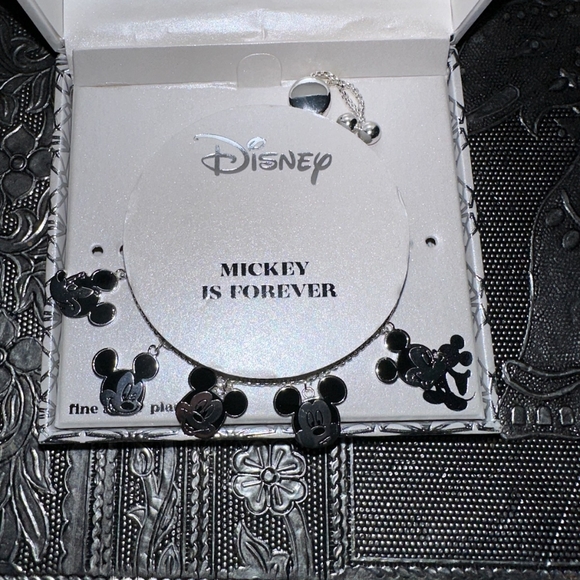 Disney | Jewelry | Mickey Mouse Disney Silver Plated | Poshmark